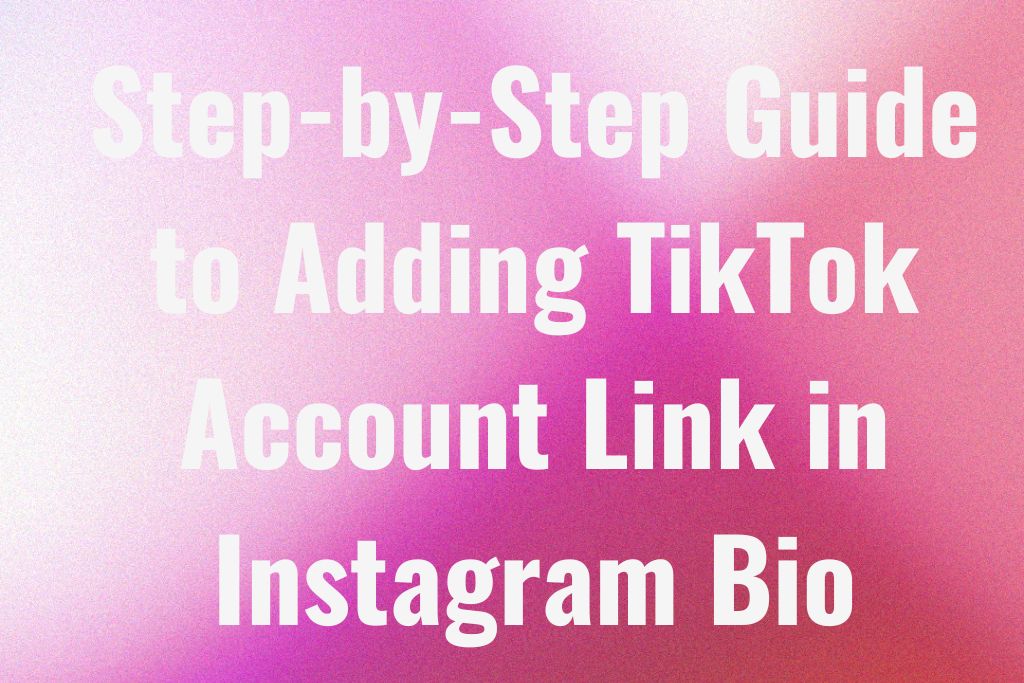 How to Add TikTok Account Link in Instagram Bio (2023) - Boostmeup