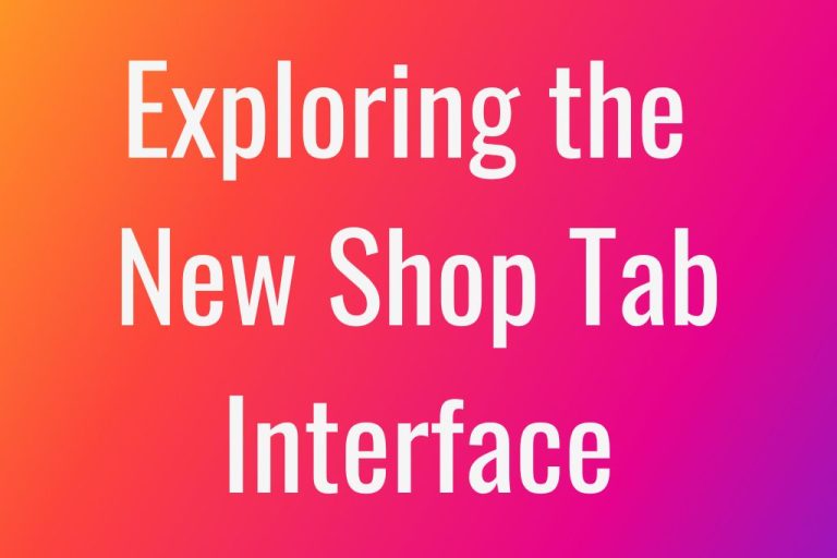 How to Use A Redesigned Shop Tab on Instagram (2023) - Boostmeup