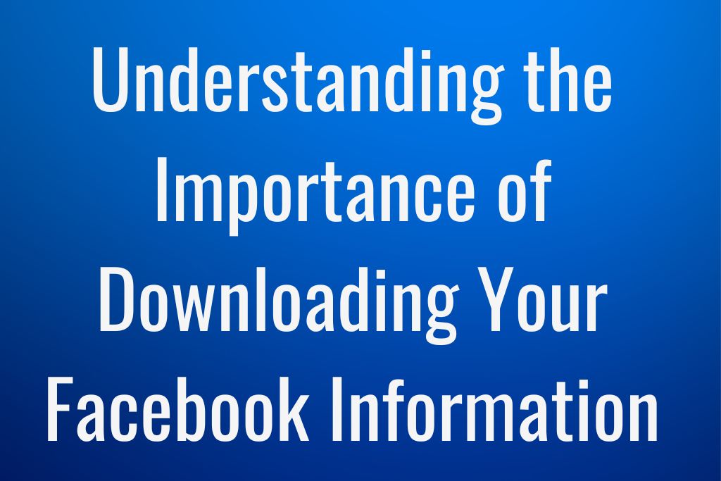 How to Download Your Facebook Information & Data (2023) - Boostmeup