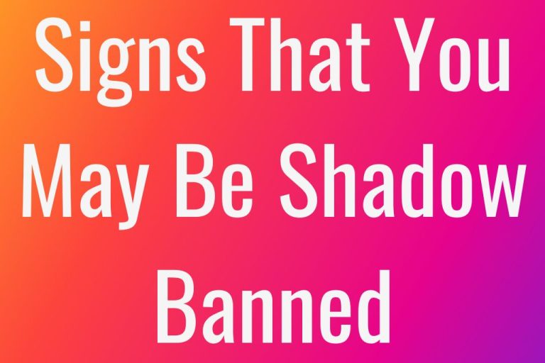 How To Know If You've Been Shadow Banned On Instagram - Boostmeup