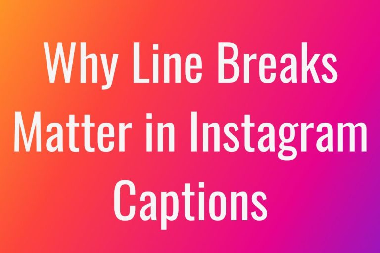 How To Add Line Break In Your Instagram Captions - Boostmeup