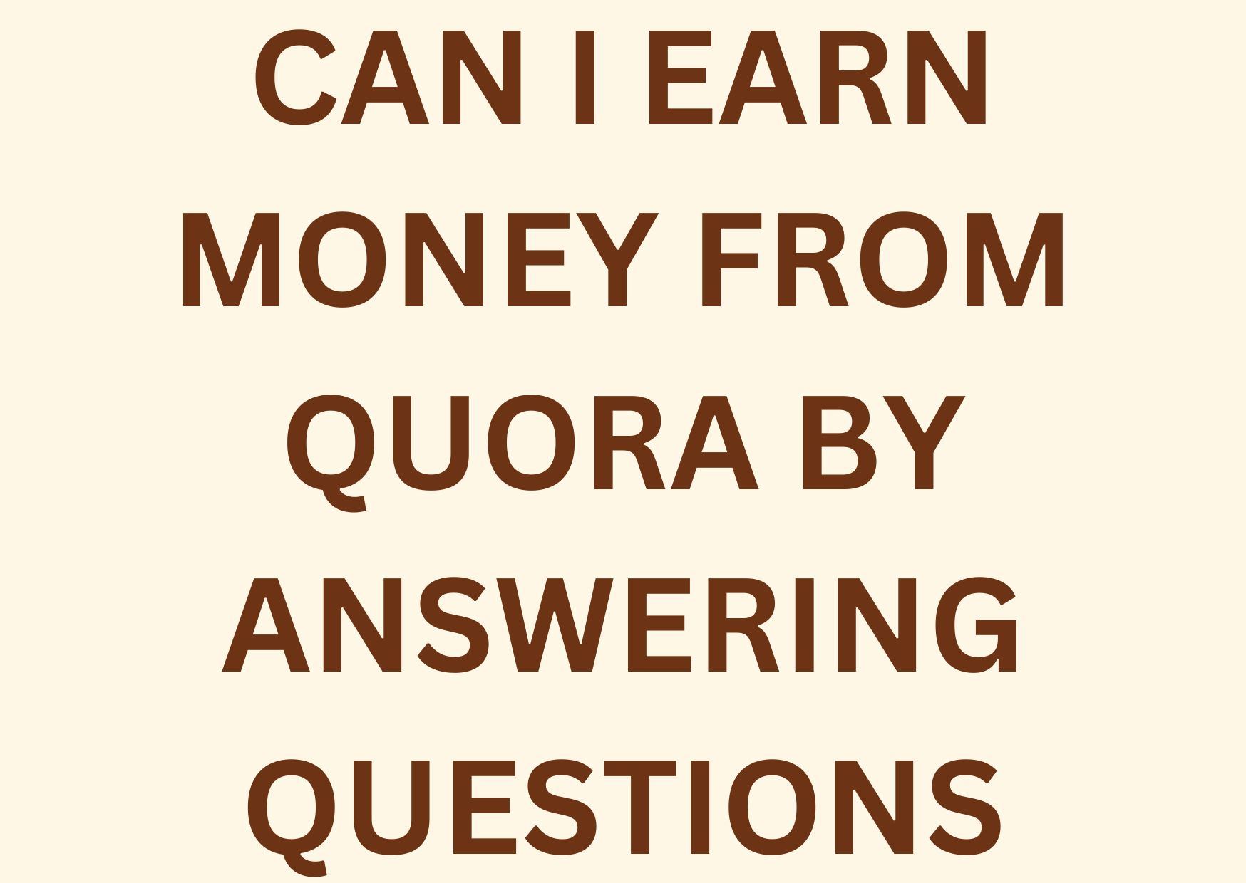 Can I Earn Money From Quora by Answering Questions - Boostmeup