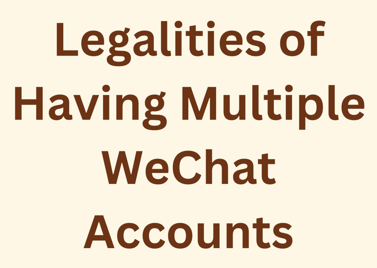 Can I Have Two Wechat Accounts With the Same Number - Boostmeup